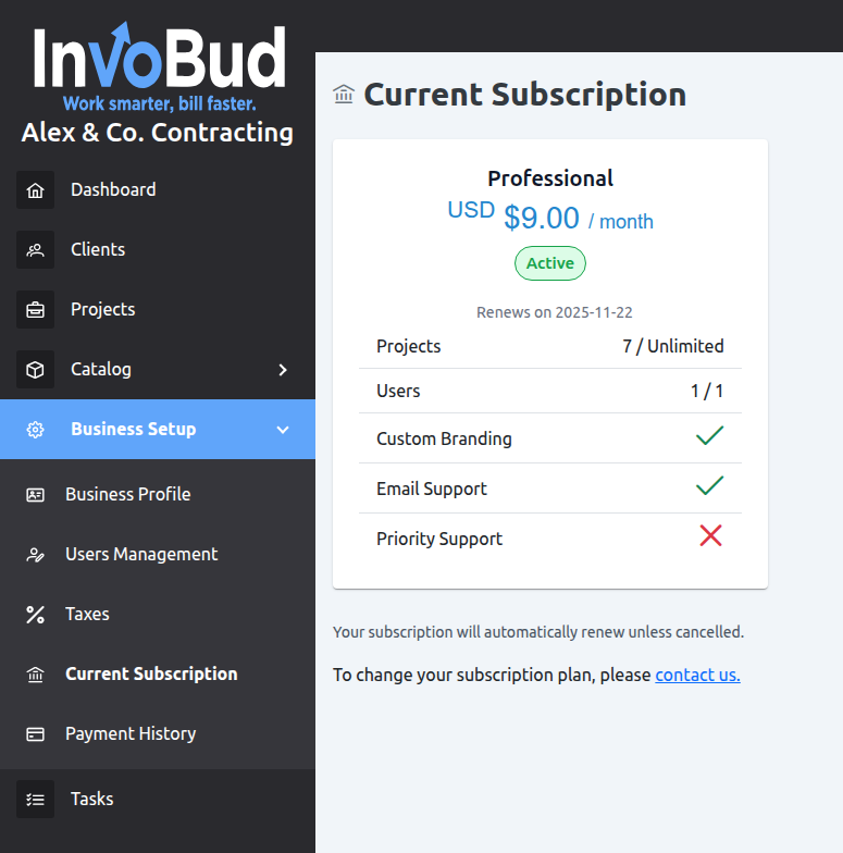 Manage Your Subscription - Help Center